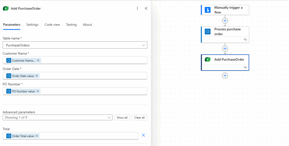 Purchase Order Processing with Microsoft Power Automate